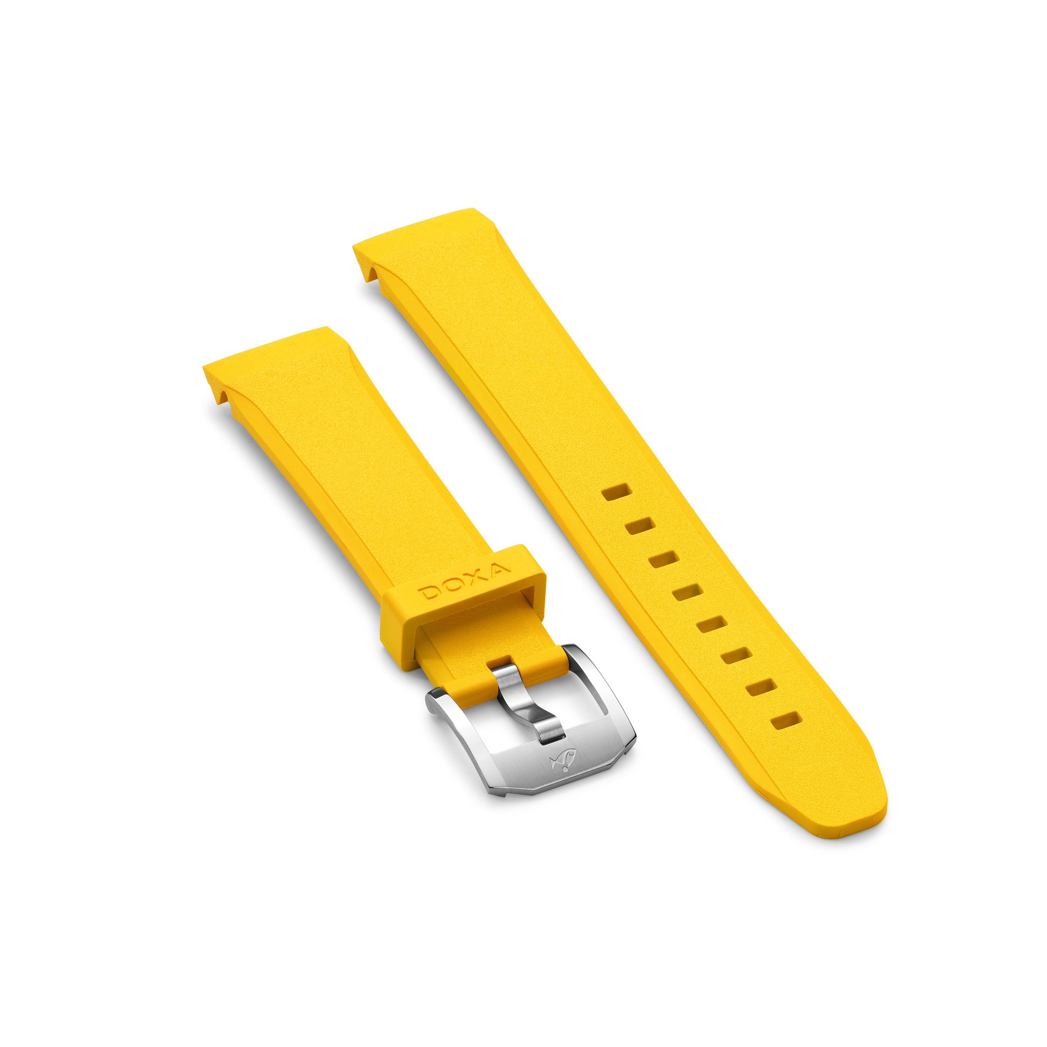SUB 200 C-GRAPH II Rubber strap with buckle, Yellow